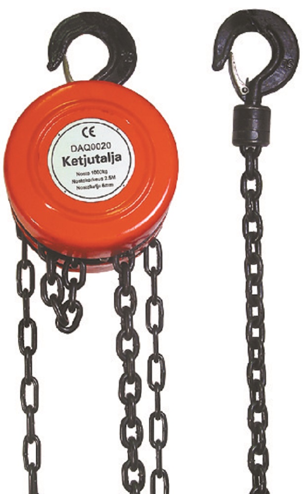 Ketjutalja Gern 1000kg 2,5m Nostotalja CE-hyväksytty - M. Landen Oy ...