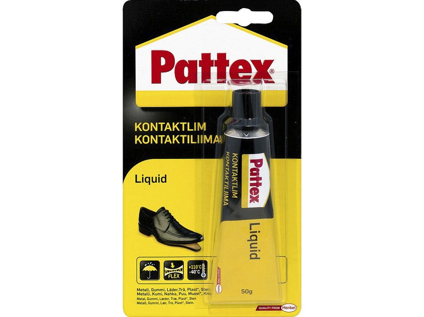 Kontaktiliima Pattex Liquid 50g Tarttuu moniin materiaaleihin - M ...