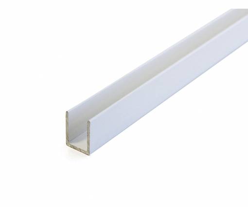 U-lista 15x20x1,4mm valkoinen 2M U4 W2 - M. Landen Oy verkkokauppa