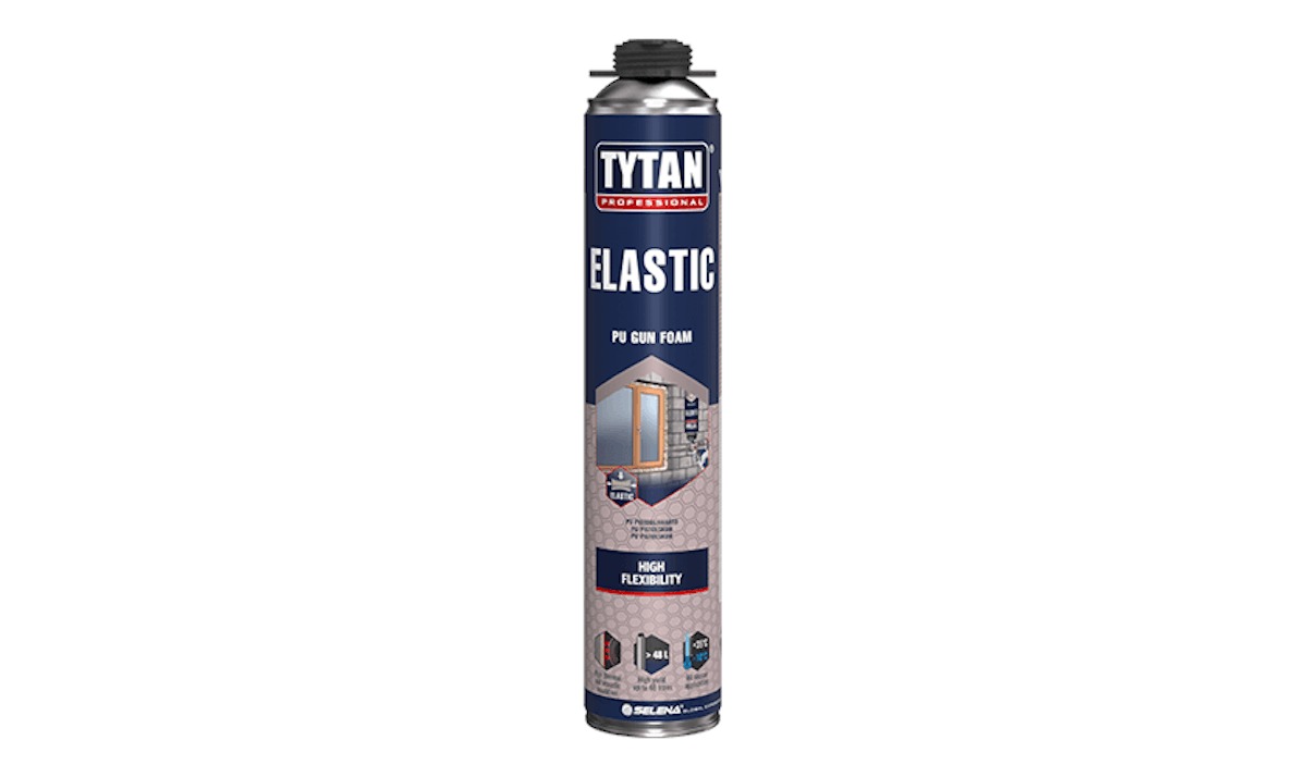 PU-vaahto TYTAN Elastic 750ml -10 °C Uretaanivaahto / Pistoolivaahto ...